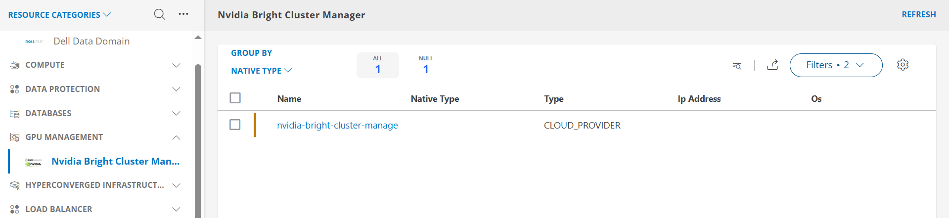 NVIDIA Bright Cluster Manager | OpsRamp Documentation